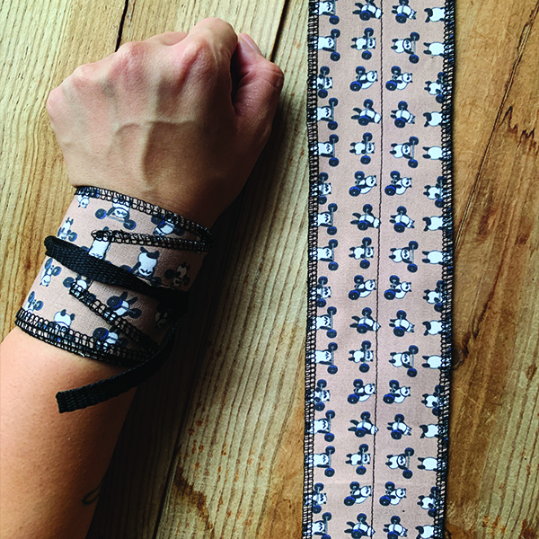 Weightlifting Panda Wrist Wraps by Pop Your Hips